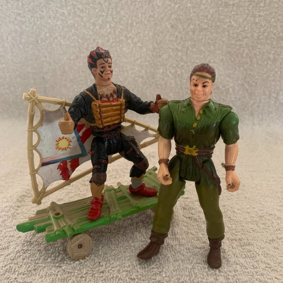 Toys | Vintage 9s Hook Peter Pan Rufio Action Figures | Poshmark